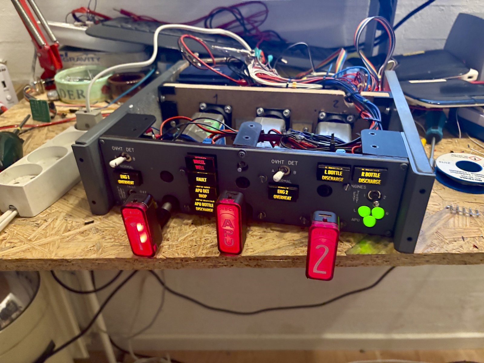 Interfacing OEM Fire Panel | Build a Boeing